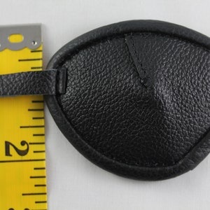 Extra Convex - Classic Leather Eye Patch - Black - Etsy