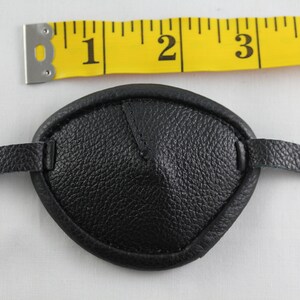Extra Convex - Classic Leather Eye Patch - Black - Etsy