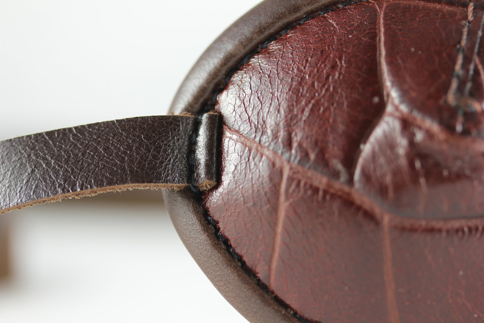 Alligator Stamped Leather Eye Patch Classic Leather Eyepatch - Etsy