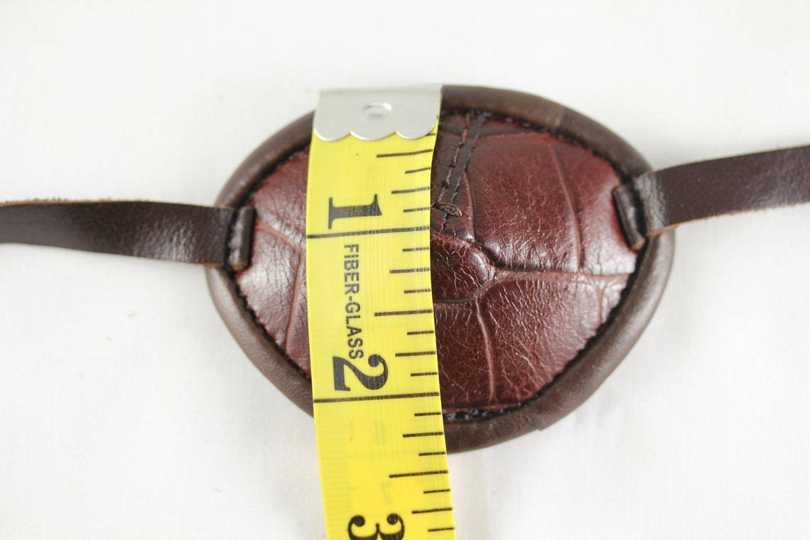 Alligator Stamped Leather Eye Patch Classic Leather Eyepatch - Etsy