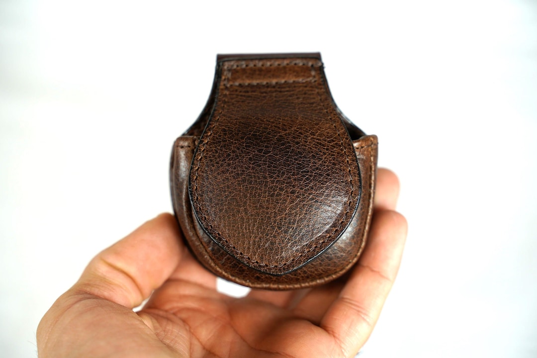 Leather Pocket Watch Case With Eyelet Option - Etsy