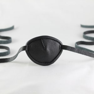 Extra Convex - Classic Leather Eye Patch - Black - Etsy