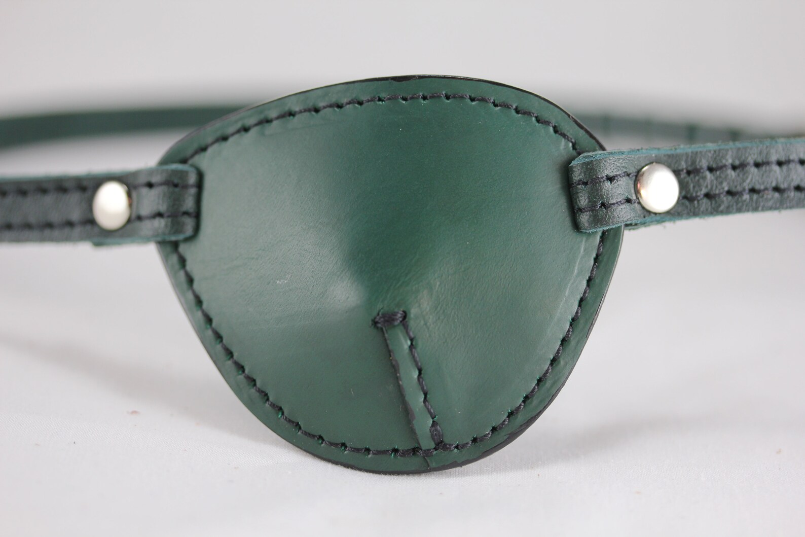 Contoured Eyepatch W/ Buckle. Slim Black Eye Patch - Etsy