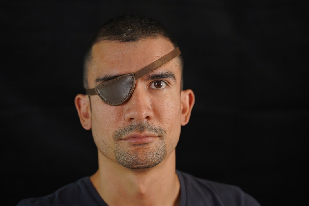 Flat Leather Eyepatch - Etsy