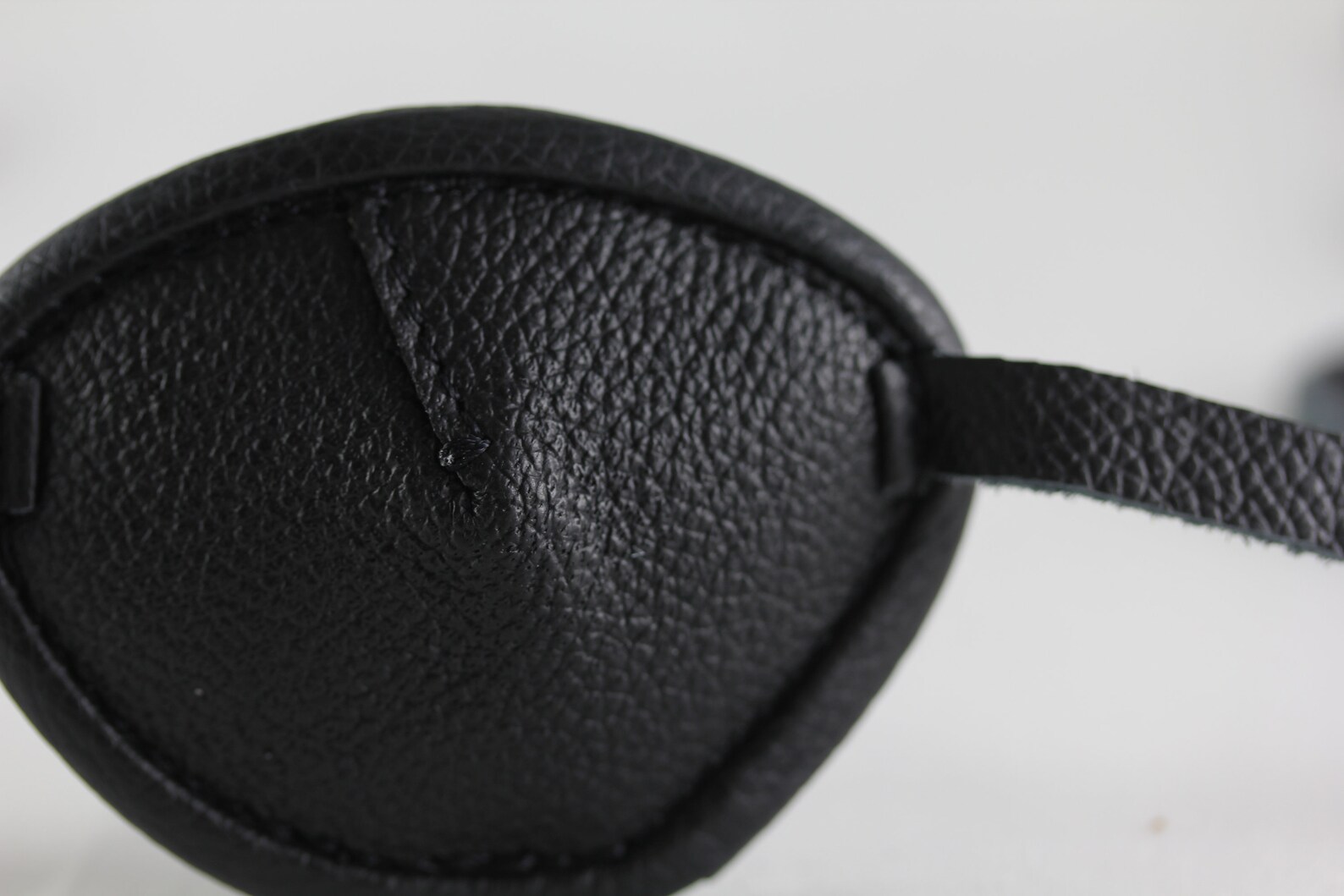 Classic Leather Eye Patch Black - Etsy UK