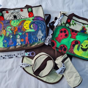 Personalised Diaper Baby Bag Set Pacifier Clip Disney Pixar Marvel Tim ...