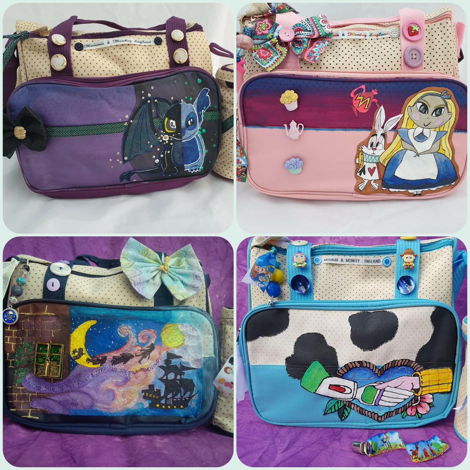 SMALL Custom Disney Princess Pixar Baby Nappy Diaper Changing - Etsy