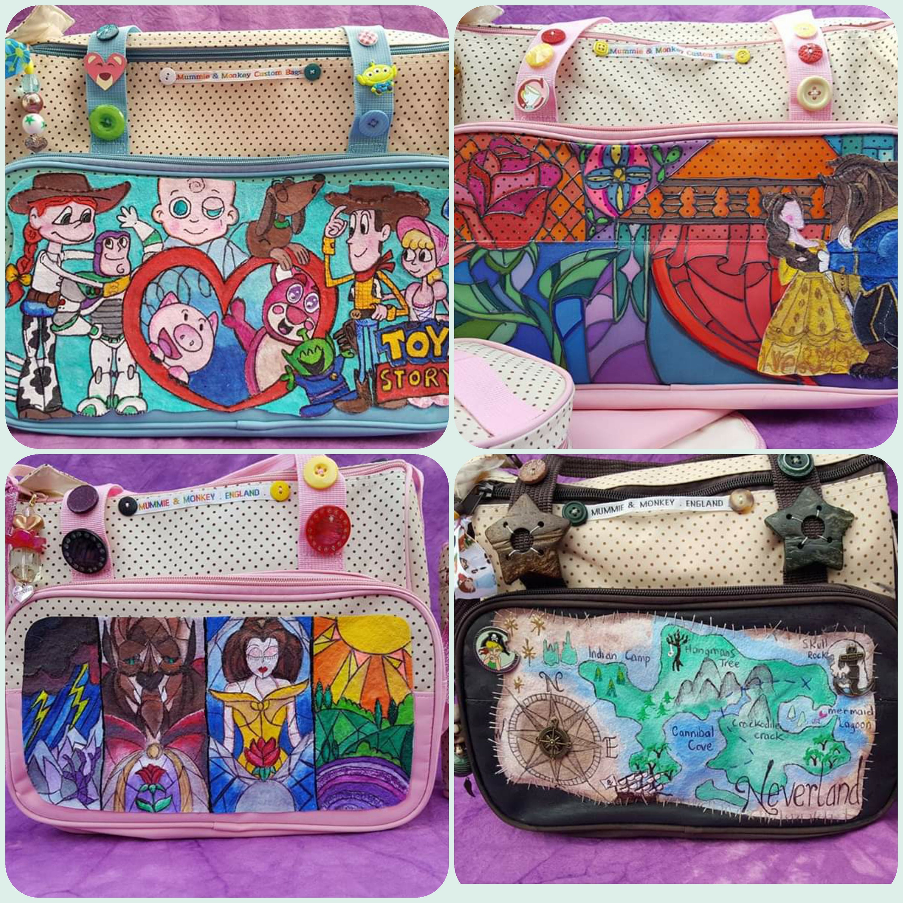 SMALL Custom Disney Princess Pixar Baby Nappy Diaper Changing | Etsy