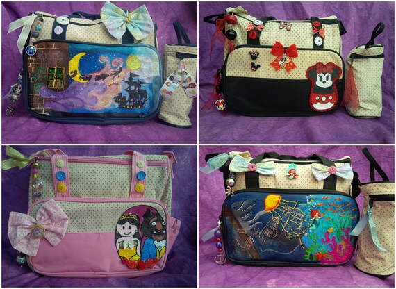 SMALL Custom Disney Princess pixar Baby Nappy Diaper changing | Etsy