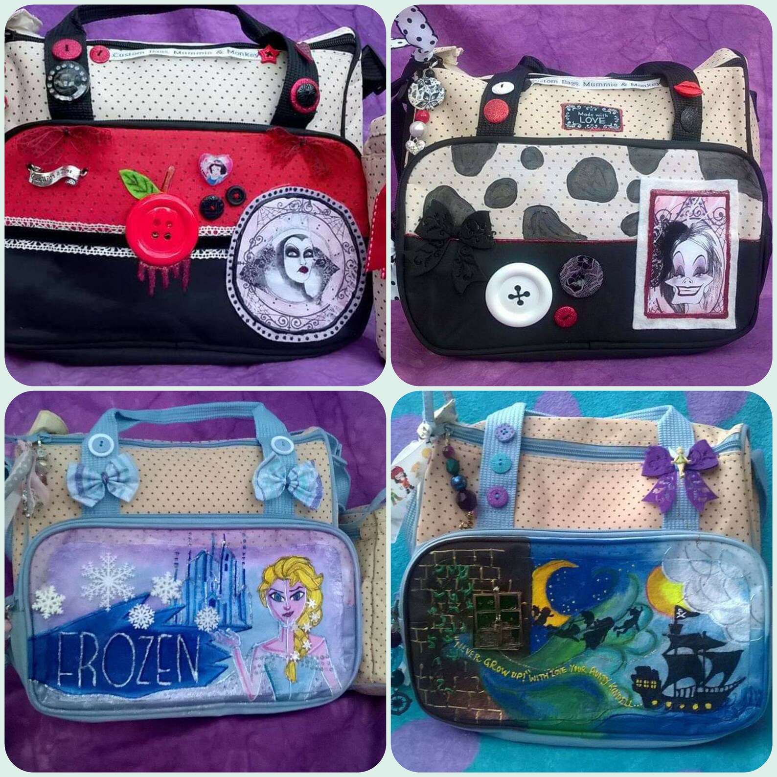 SMALL Custom Disney Princess Pixar Baby Nappy Diaper Changing - Etsy