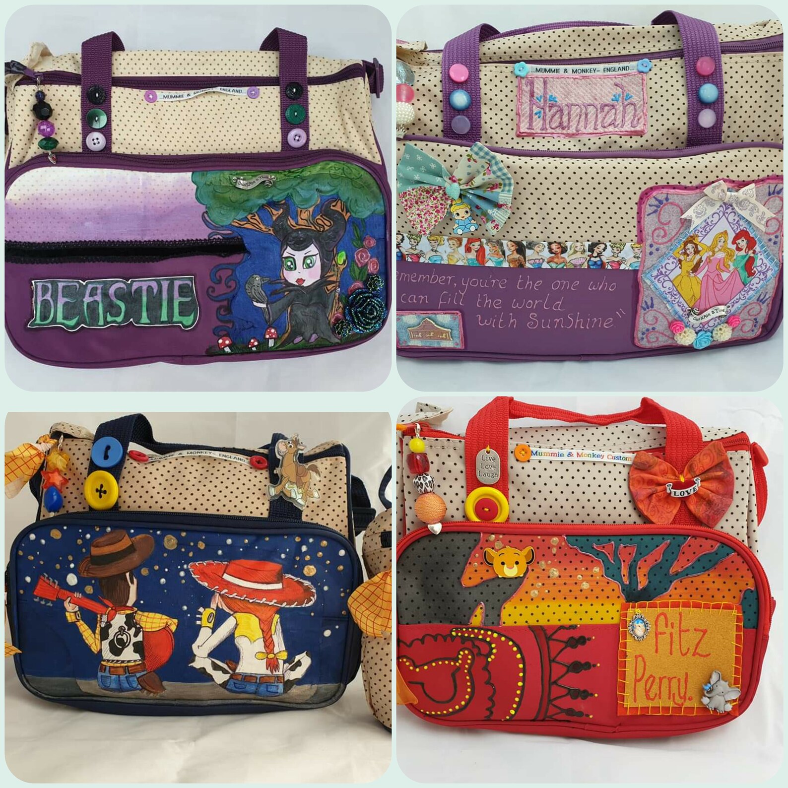 SMALL Custom Disney Princess Pixar Baby Nappy Diaper Changing | Etsy