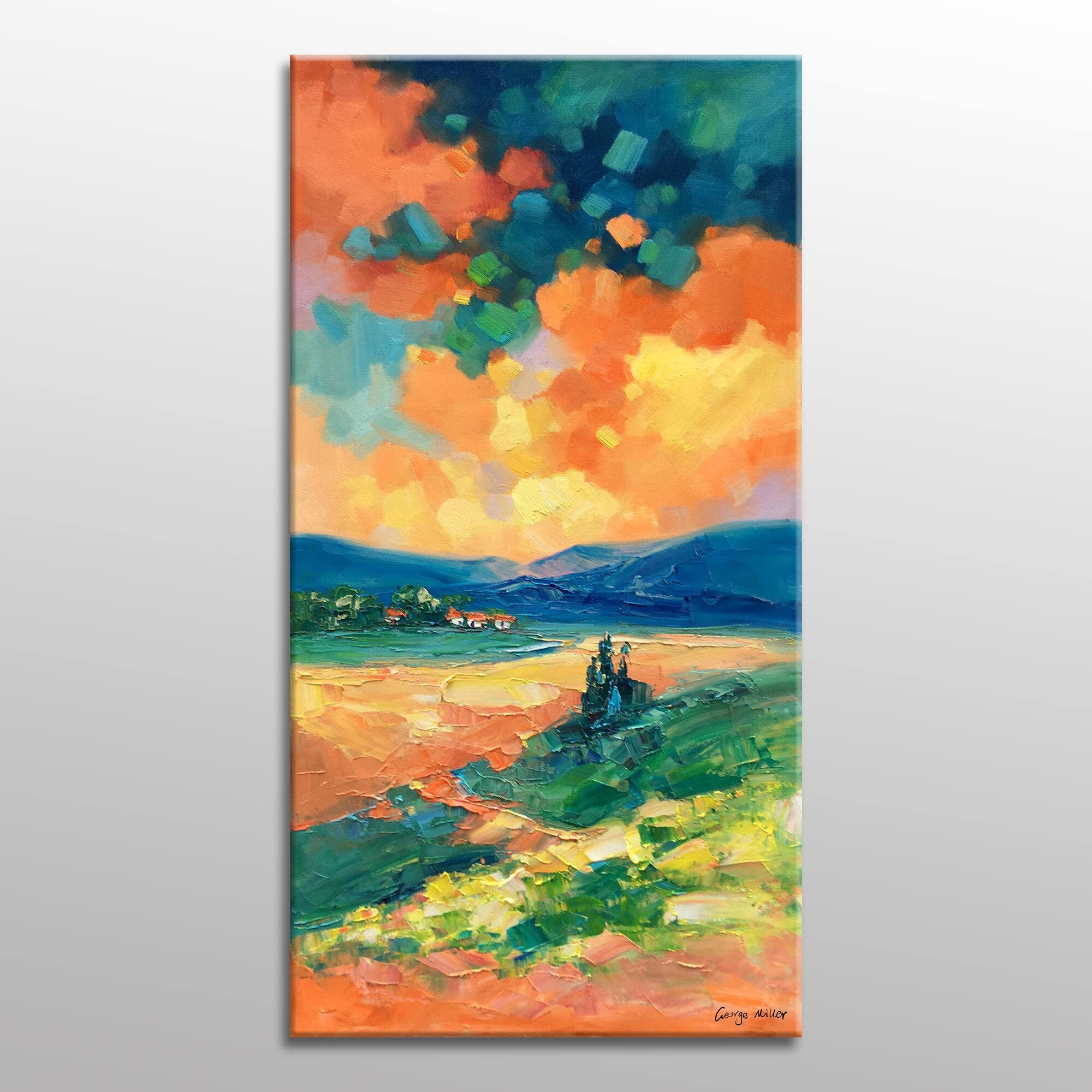 Oil Painting Abstract Canvas Art Modern Wall Art Wall Art | Etsy