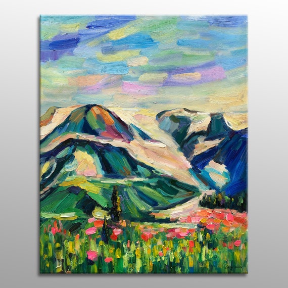 Oil Painting Abstract Canvas Art Abstract Oil Painting | Etsy