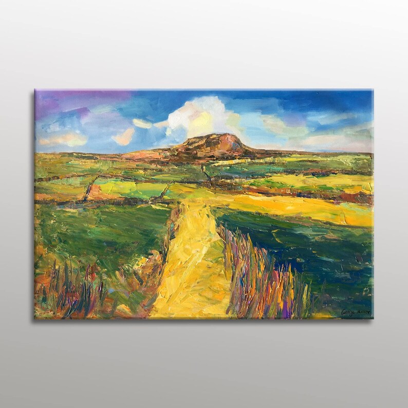 Landscape Painting Oil Painting Landscape Large Abstract - Etsy