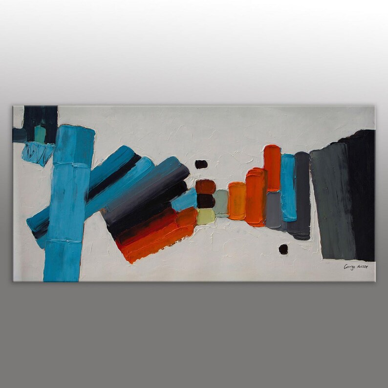 Abstract Painting Original Abstract Painting Kitchen Decor | Etsy