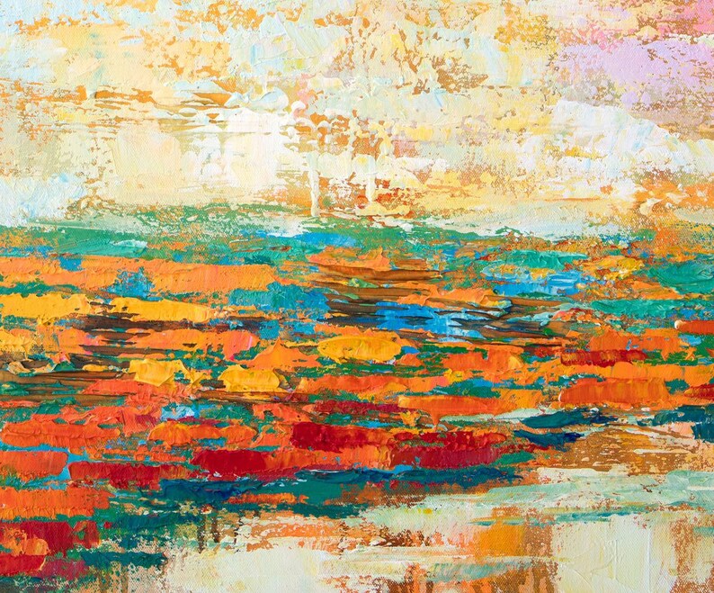 Abstract Oil Painting Oil Painting Living Room Wall Art | Etsy