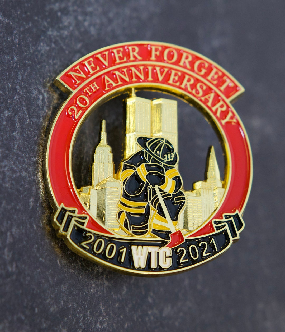 Rare Find | Limited Edition Firefighter Kneeling Pin Twin Tower Never ...
