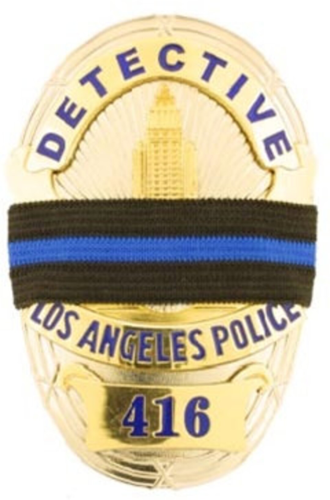 Thin Blue Line Mourning Band- 5 Pack - Etsy