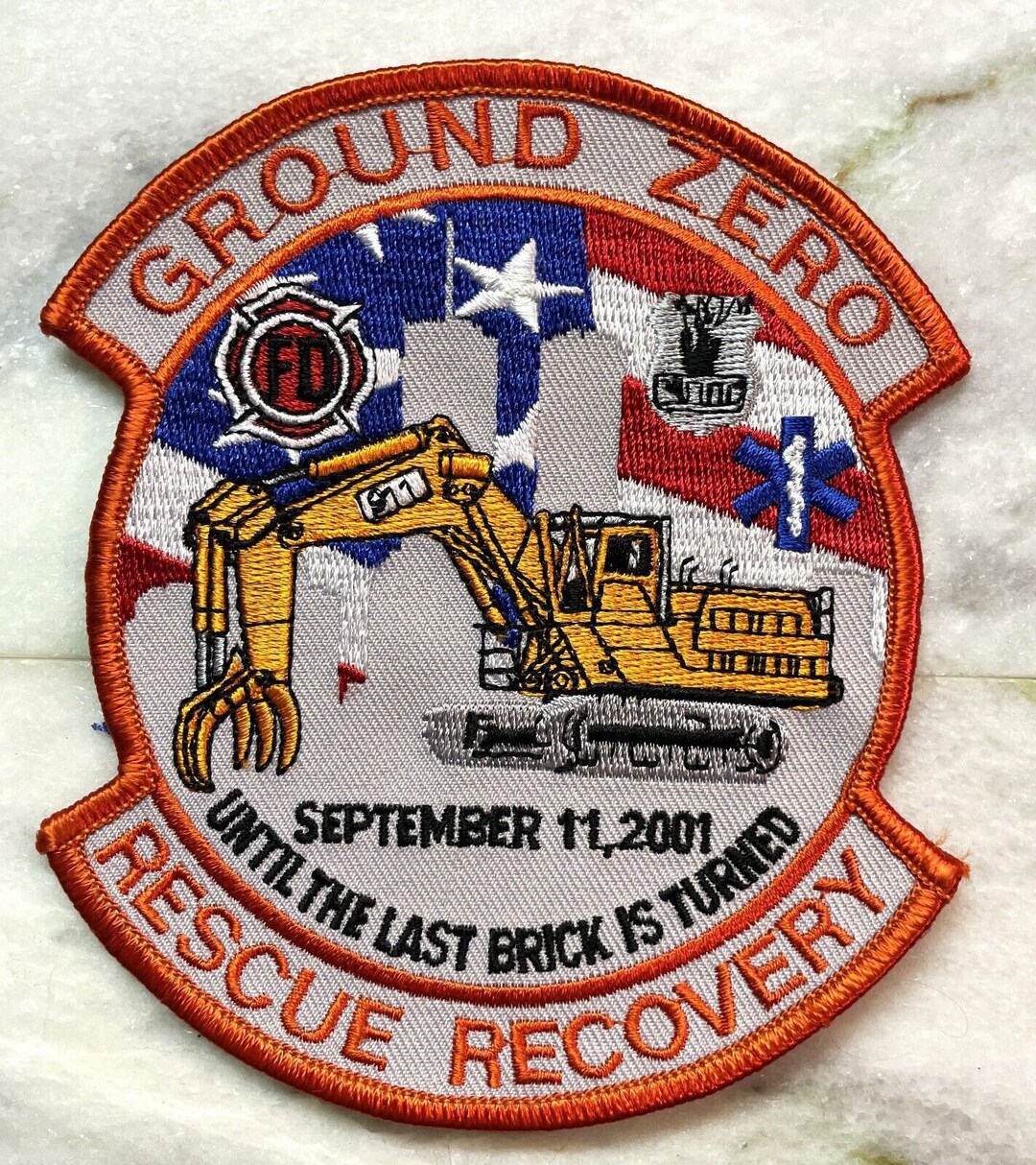 Original 2001 Ground Zero Search & Rescue Recovery Sept. 11 2001 WTC ...