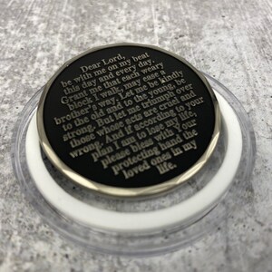 St Michael Protect Us Police Officer Prayer Challenge Coin Perfect for ...