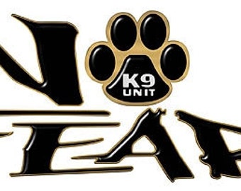 K9 unit decal | Etsy