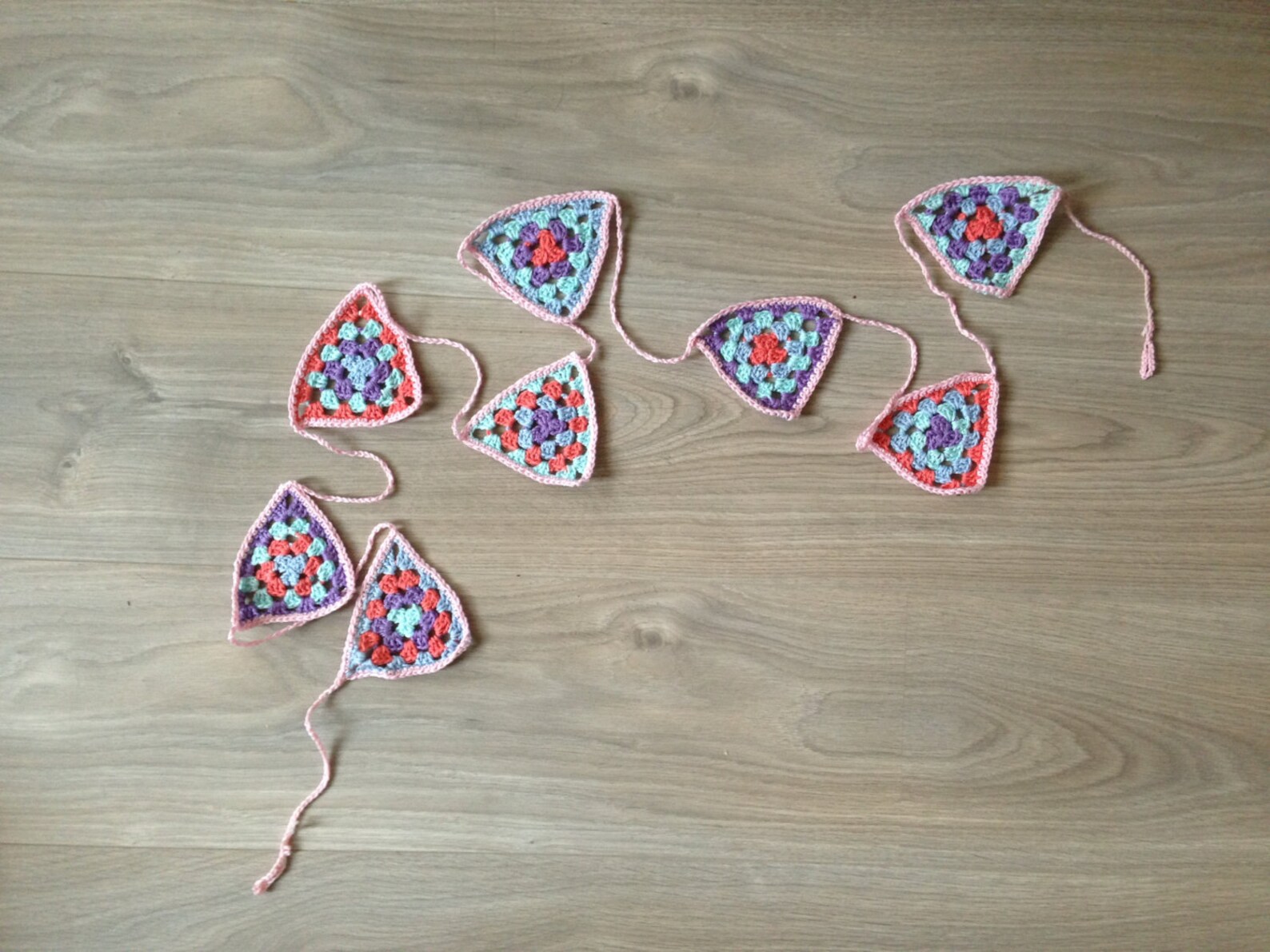 Crochet Flags Garland/crochet Bunting - Etsy