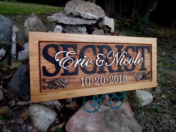 Rustic Anniversary Plaque