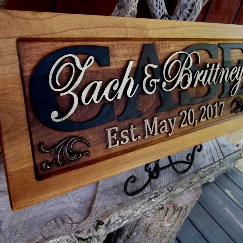 Carved Wooden Signs - Etsy