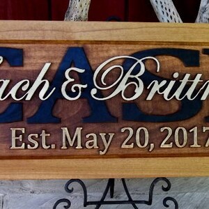 Rustic Finish Personalized Custom CARVED Wooden Plaque - Etsy