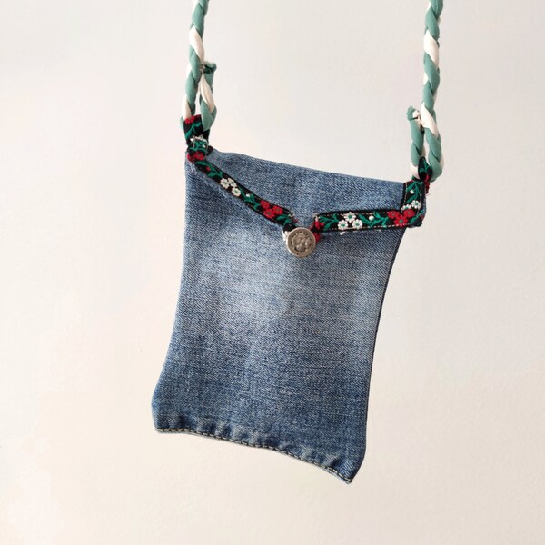 Denim Pouch - Etsy