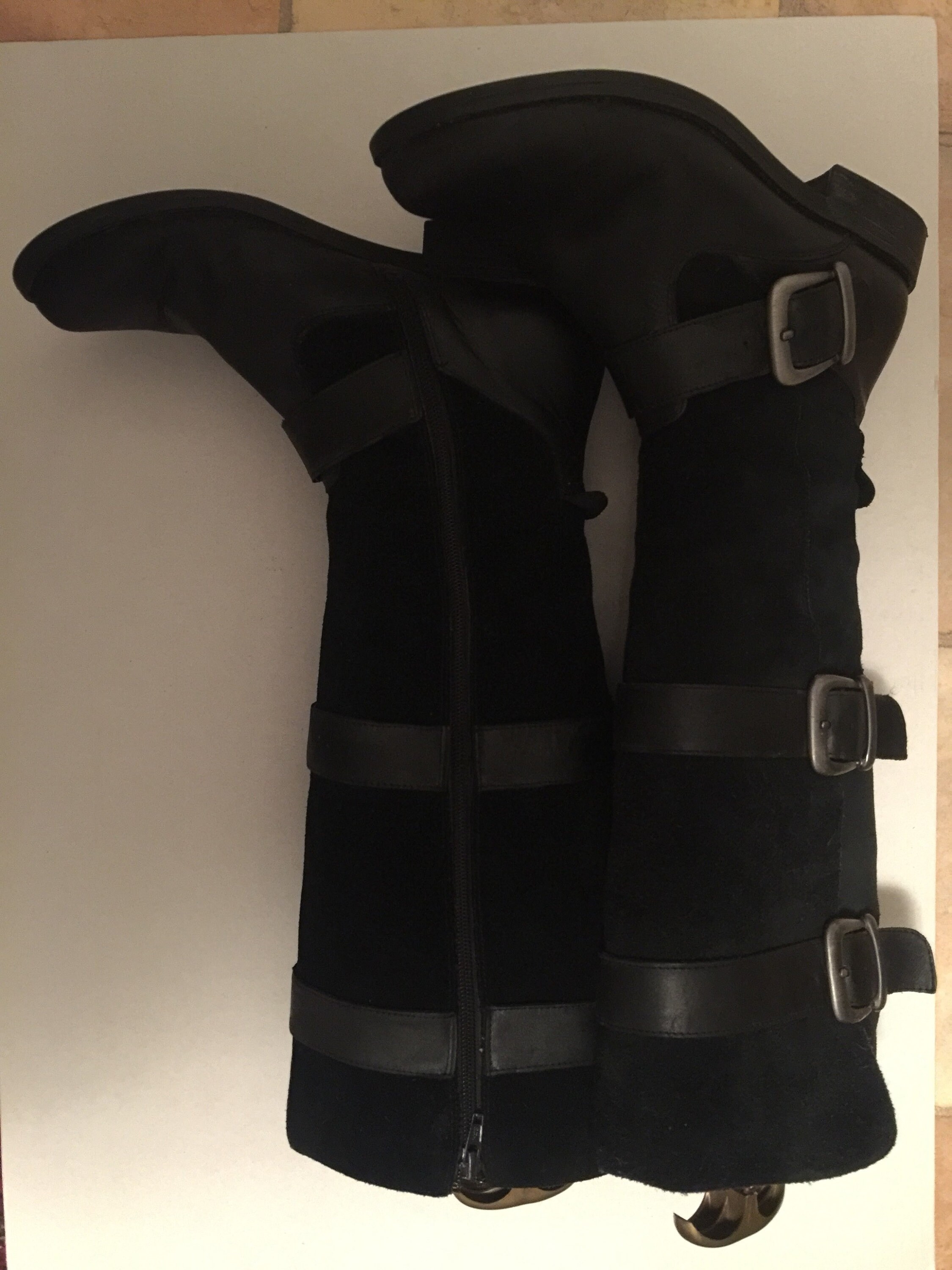 Medieval Renaissance Style Boots Knee Length Black Leather - Etsy