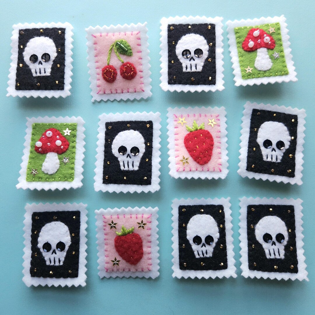 Postage Stamp Pins - Etsy