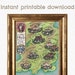 Jane Austen's Map of England DIGITAL DOWNLOAD - Literary Art Print - Etsy