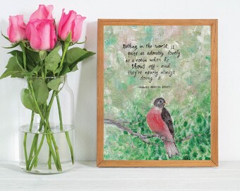 Secret Garden Robin - Etsy