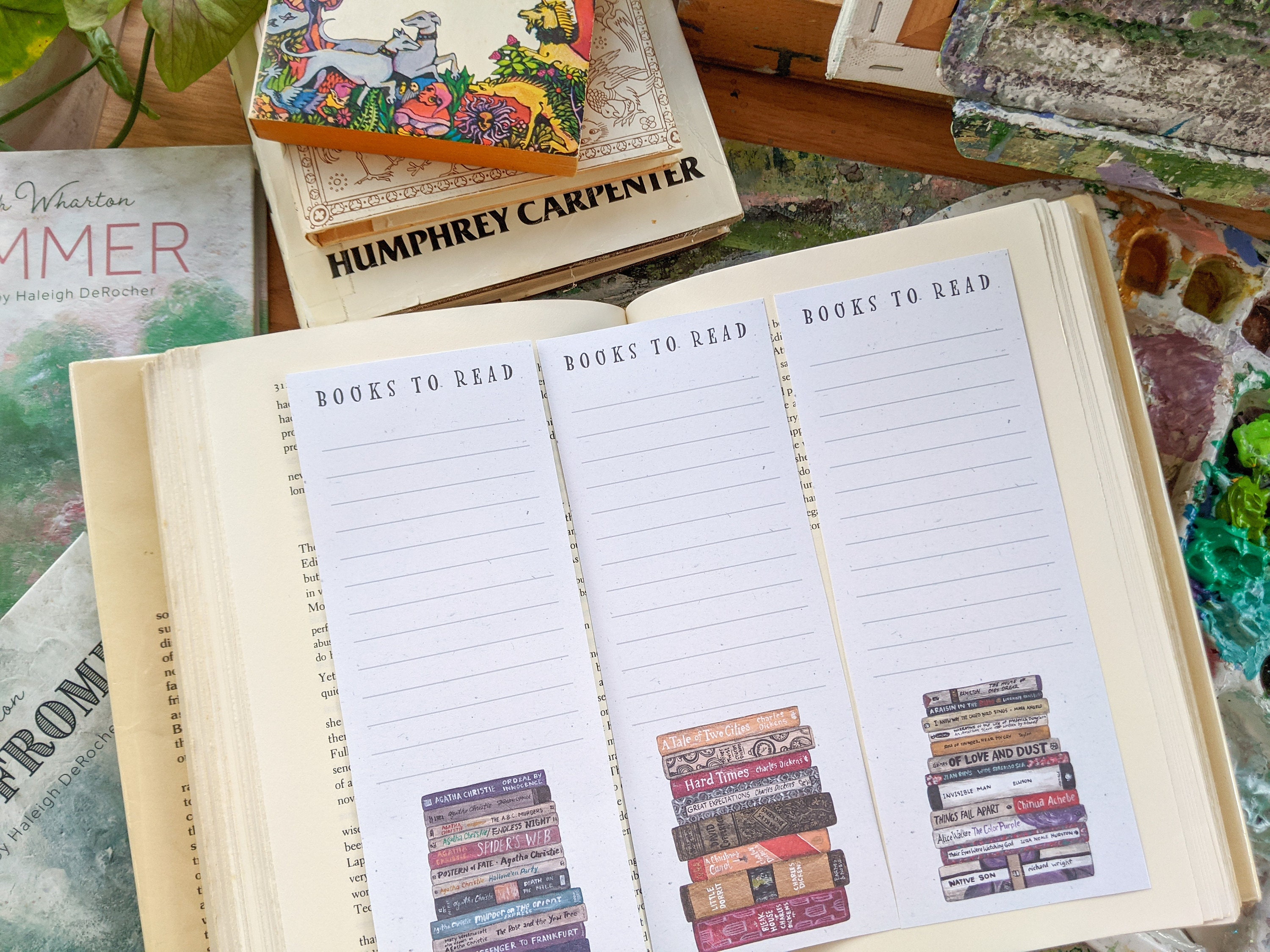 Books To Read Bookmark PRINTABLE | Etsy