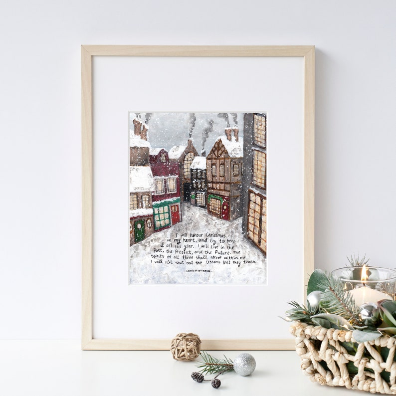 A Christmas Carol DIGITAL DOWNLOAD Literary Art Print - Etsy