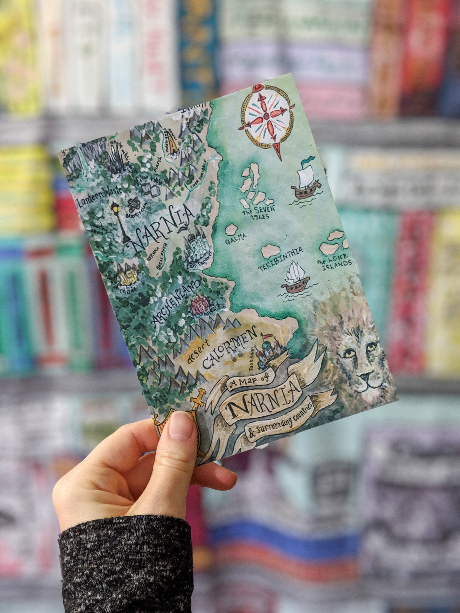 Map of a Fantasy World DIGITAL DOWNLOAD Literary Art Print - Etsy