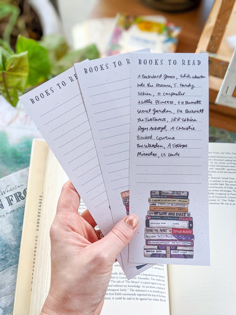 Books to Read Bookmark PRINTABLE - Etsy