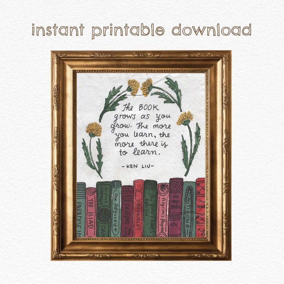 The Book Grows as You Grow DIGITAL DOWNLOAD - Etsy