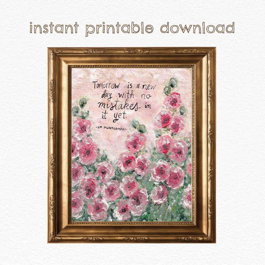 No Mistakes - Anne of Green Gables - DIGITAL DOWNLOAD - Etsy