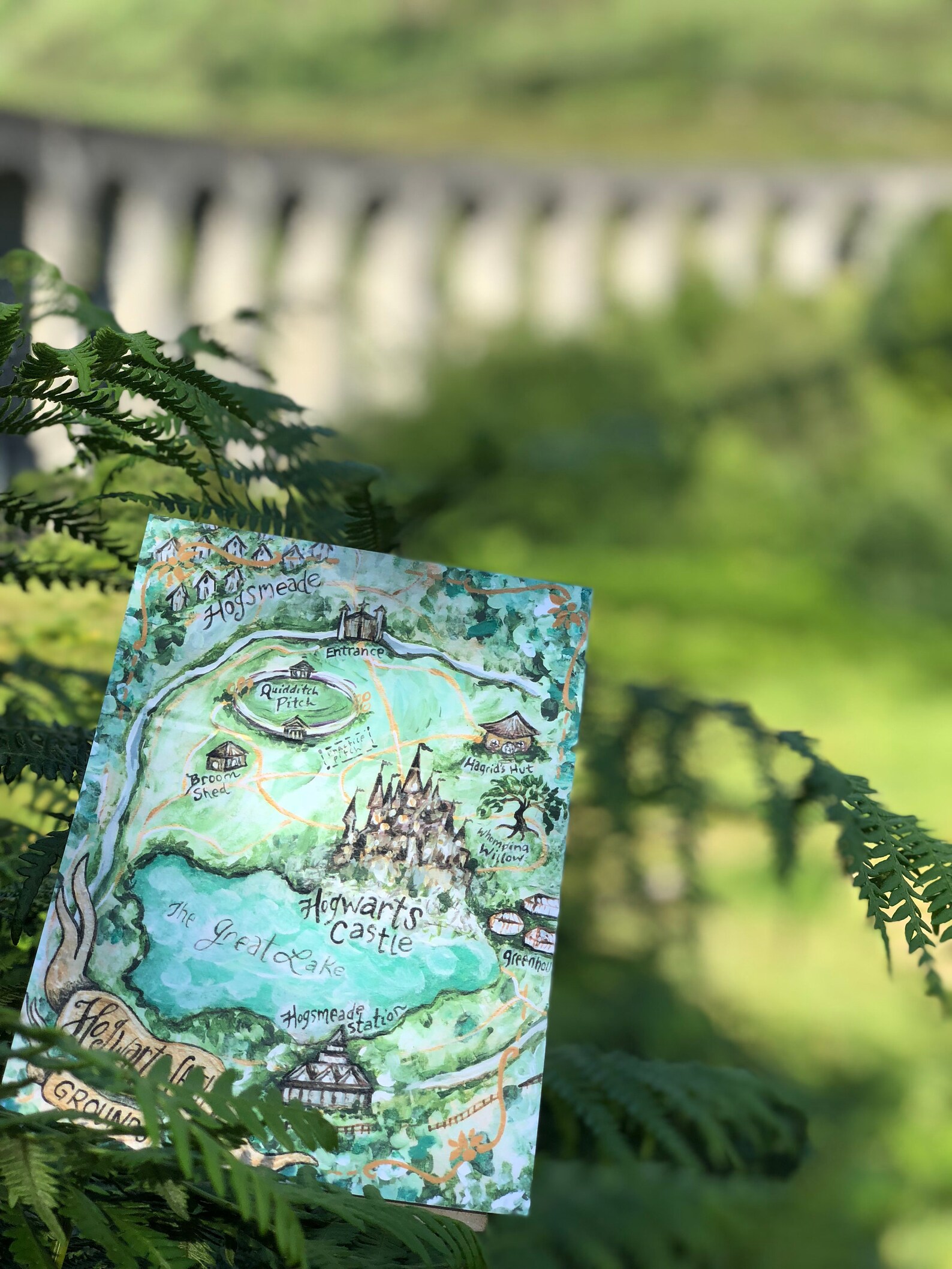 Map of the Castle Grounds DIGITAL DOWNLOAD - Literary Art Print - Etsy