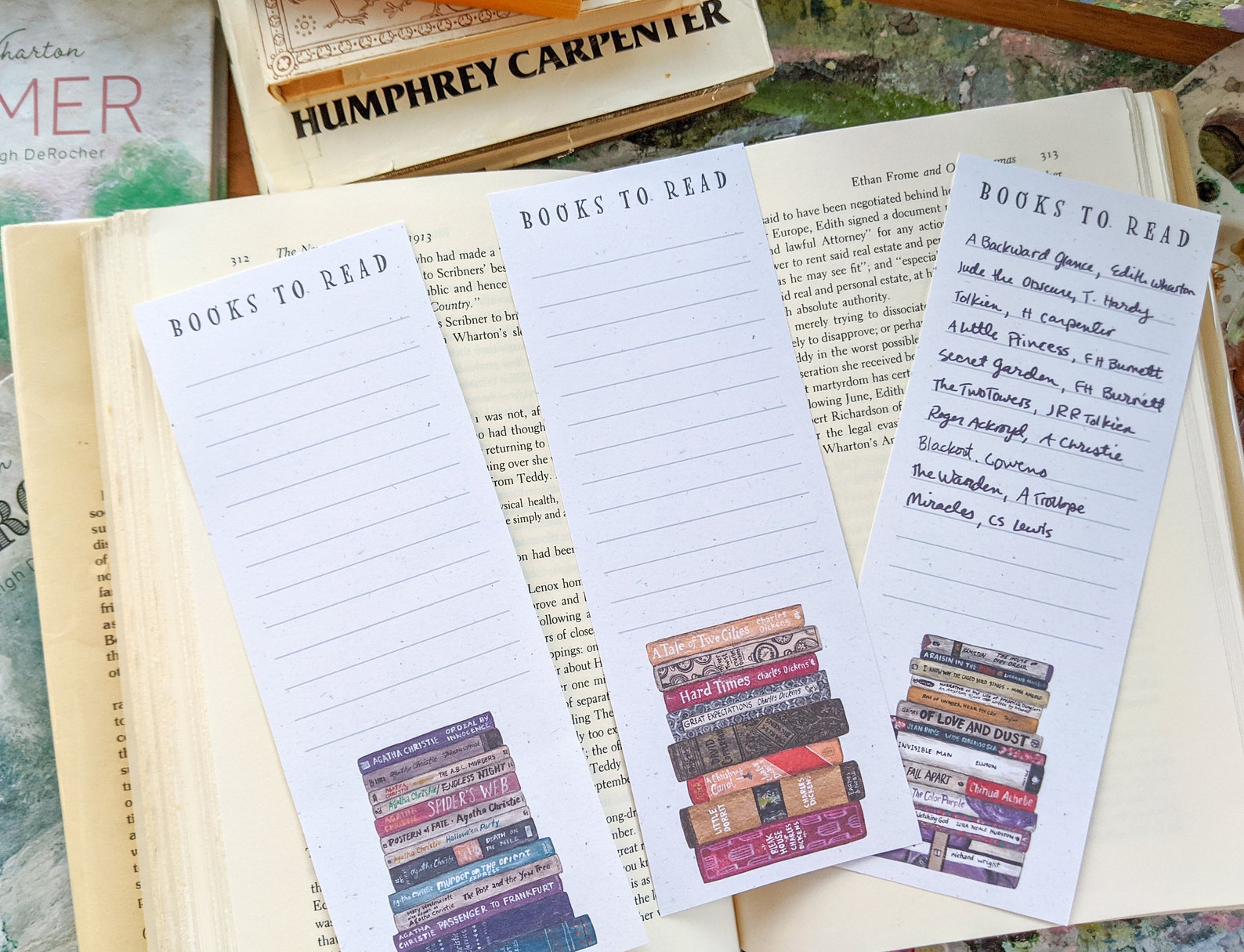 Books to Read Bookmark PRINTABLE - Etsy
