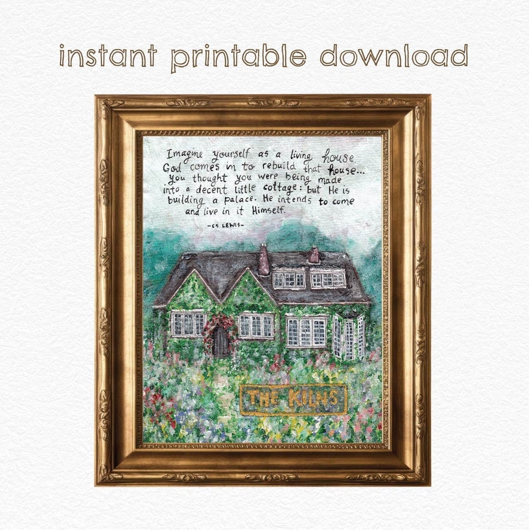 The Kilns: Home of CS Lewis DIGITAL DOWNLOAD - Literary Art Print - Etsy