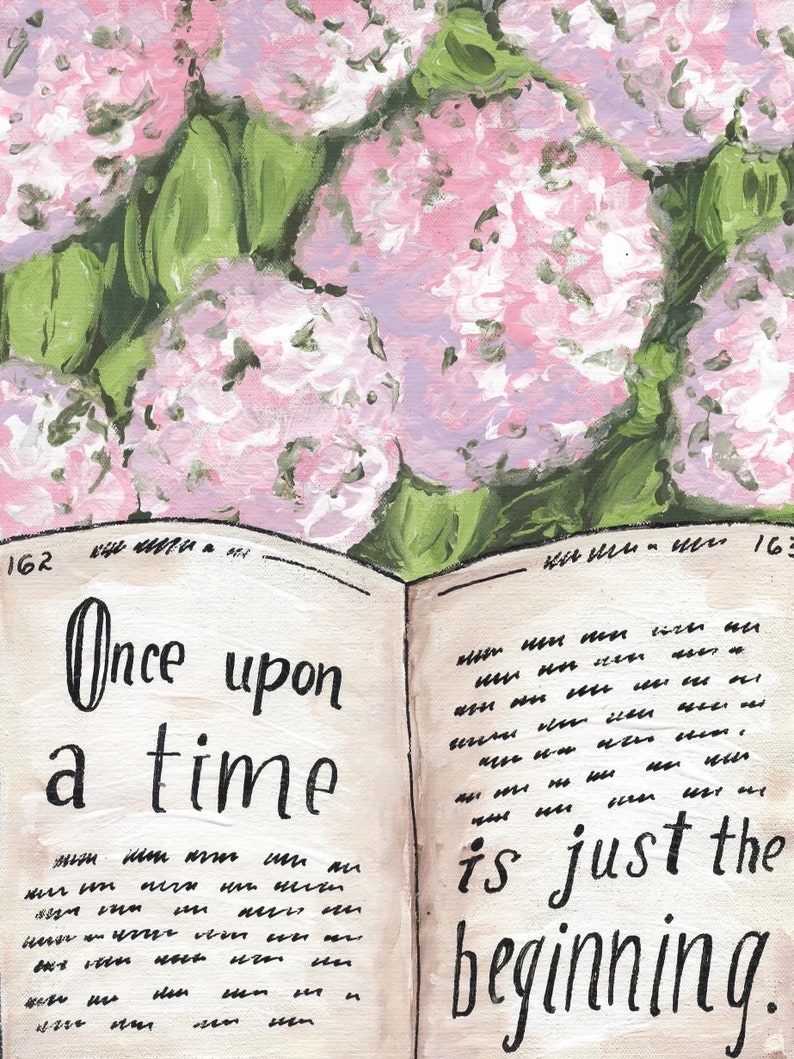 Once Upon a Time Literary DIGITAL DOWNLOAD | Etsy