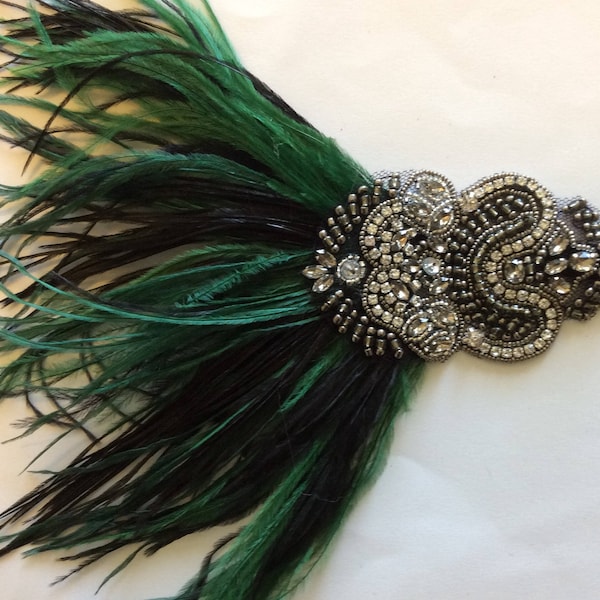 Green Headpiece - Etsy