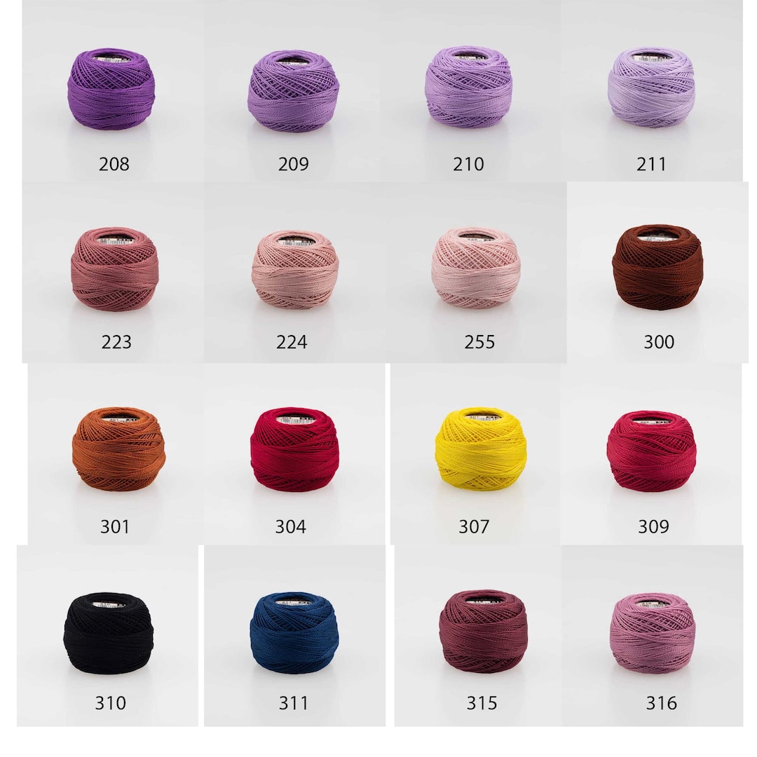 Dmc Pearl Cotton Balls Size 8, Perle Cotton Balls, Cross Stitch Thread ...