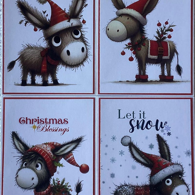Donkey Card - Etsy