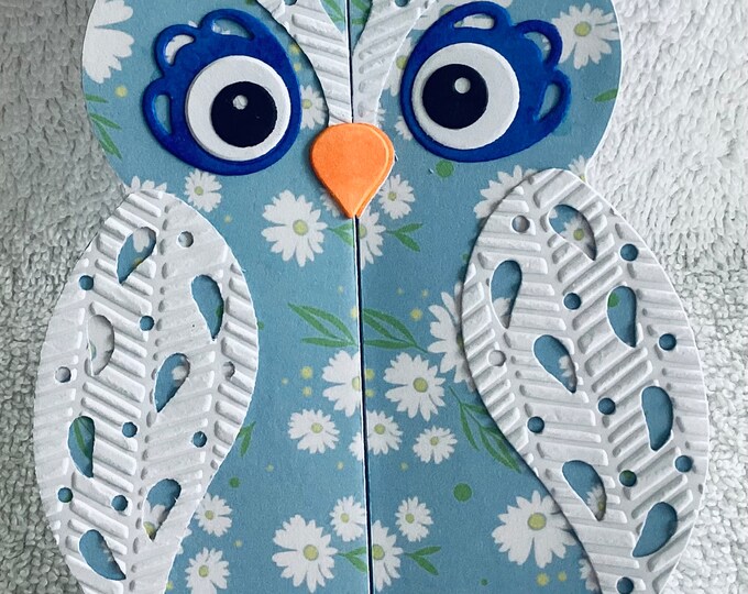 Any Occasion….owl Card……fold Out Card ……..mum…..dad…brother…..sister ...