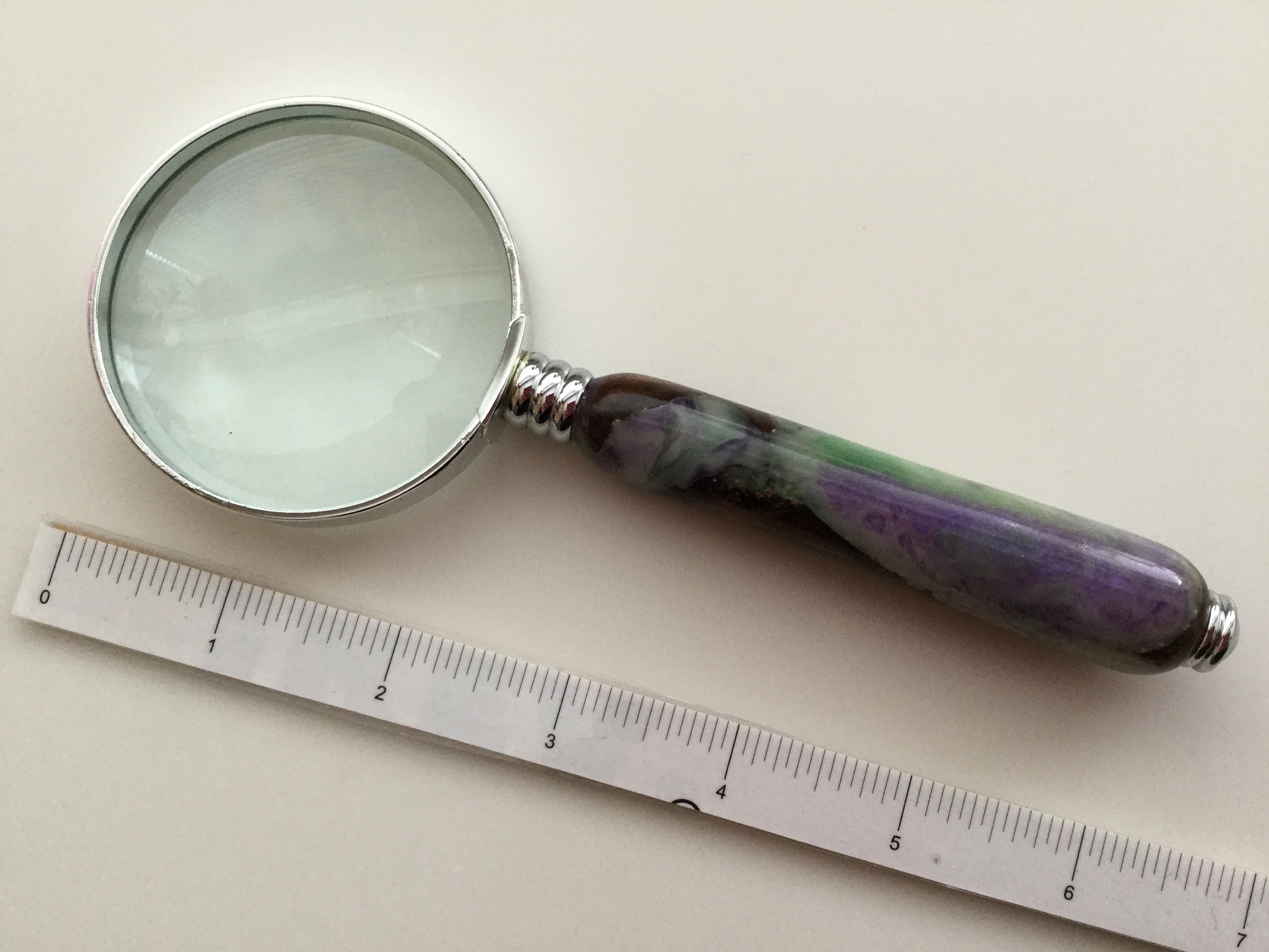 Mag Glass...Approx 5 Times Magnification...Lens is | Etsy