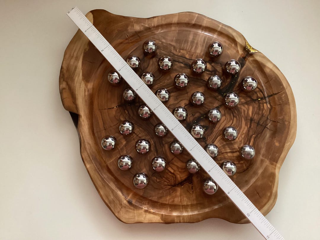 Solitaire…..fantastic Piece of Cyprus Olive Wood With Steel ...
